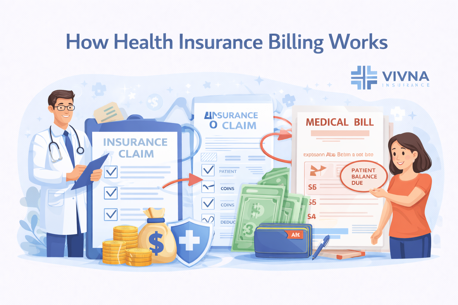 How Health Insurance Billing Works | Vivna Insurance Guide